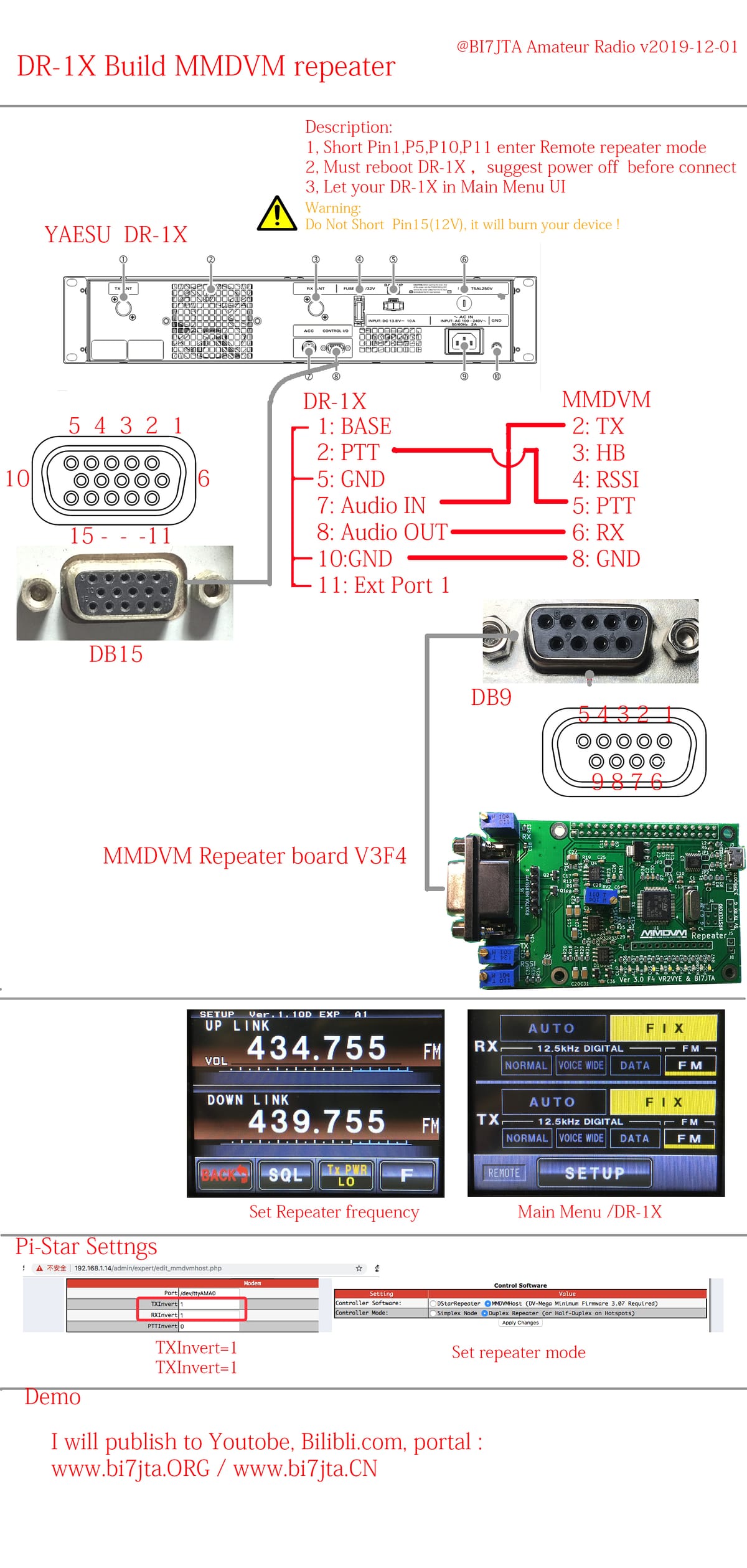 Repeater:DR-1X-YAESU - BI7JTA'S Wiki for MMDVM